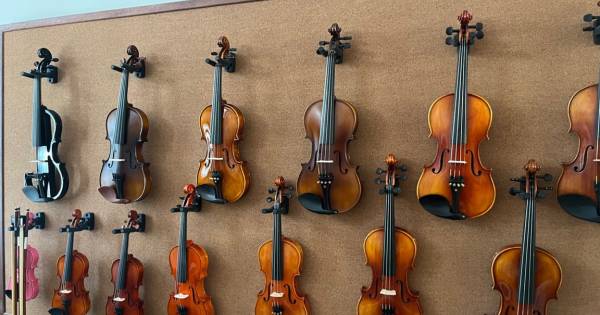 Belcanto Violins Violin Wall Mount Hook Instrument Display Stand